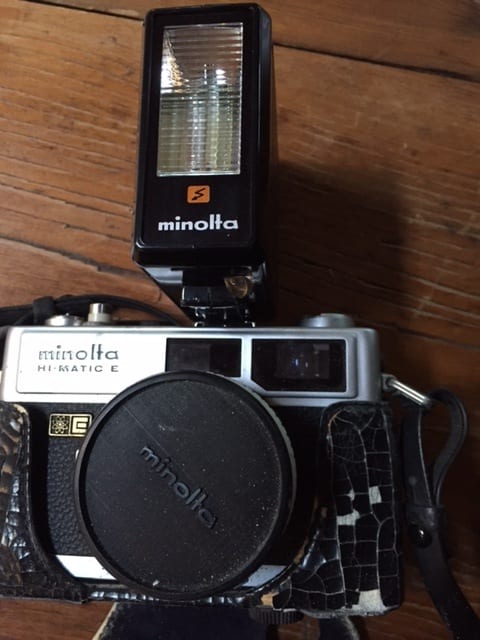 Minolta with flash - Donald Art Company Collection